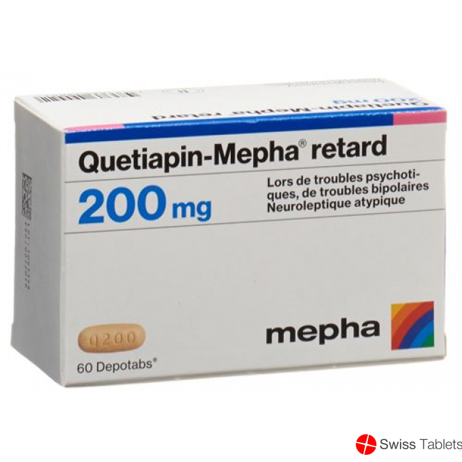 Quetiapin-Mepha retard Depotabs 200 mg 100 Stk