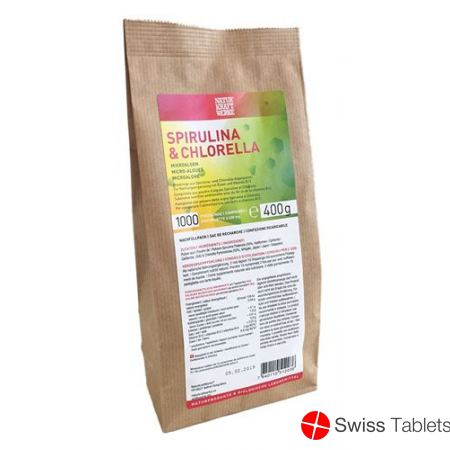 Buy online Naturkraftwerke Spirul Chlore 400mg 1000 Stück at SWISS TABLETS
