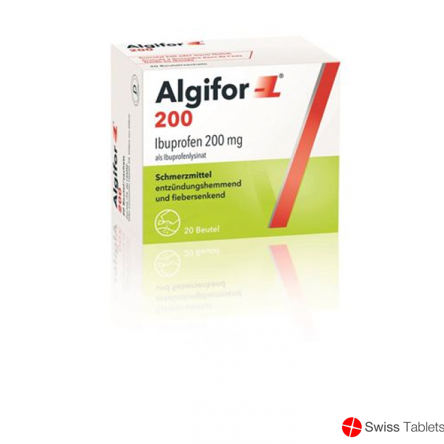 Buy online Algifor L 200mg 20 Granulat at SWISS TABLETS