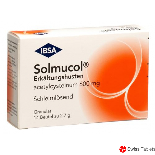 Buy online Solmucol Erkältungshusten Granulat 600mg Beutel 20 Stück at ...