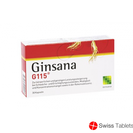Ginsana G115 Kaps 30 Stk