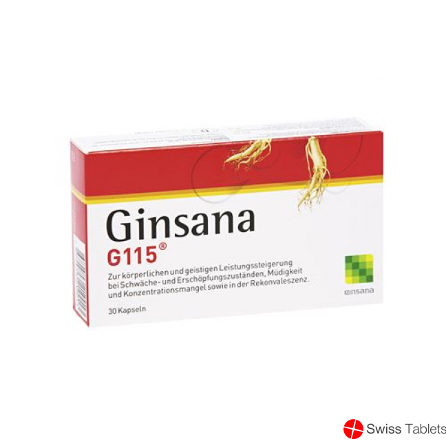 Ginsana G115 Kaps 30 Stk