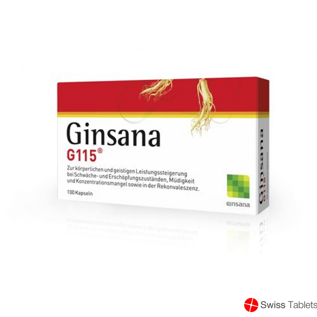 Ginsana G115 Kaps 100 Stk