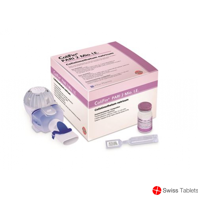 ColiFin PARI Inh Plv 2 Mio IE 56 Trockensubstanz. 60 Solvensampu