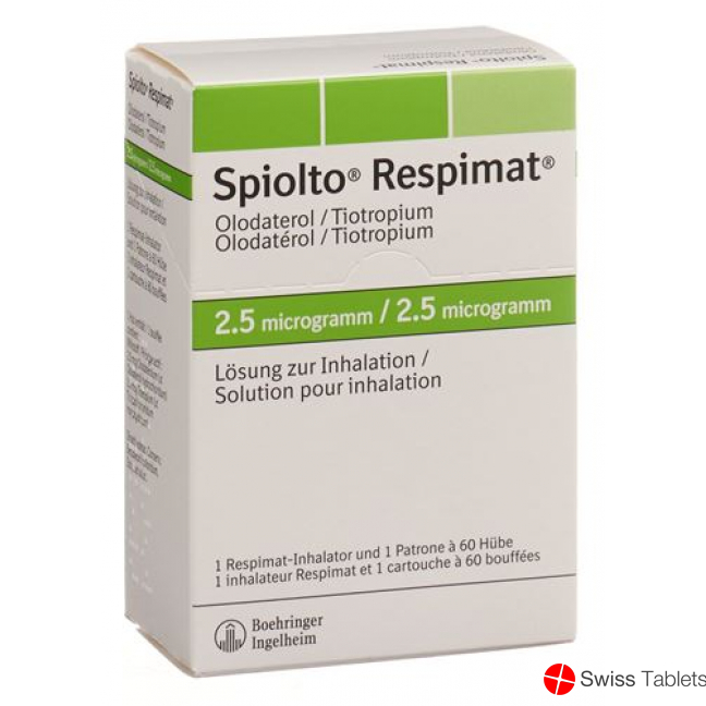 Spiolto Respimat Inhal Lös 2.5 mcg/Hub 60 Dos