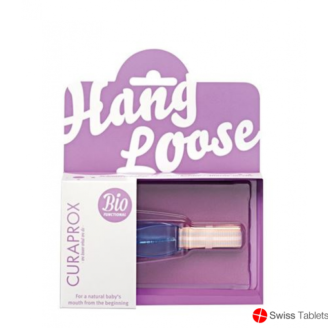 Curaprox baby pacifier holder blue at SWISS TABLETS