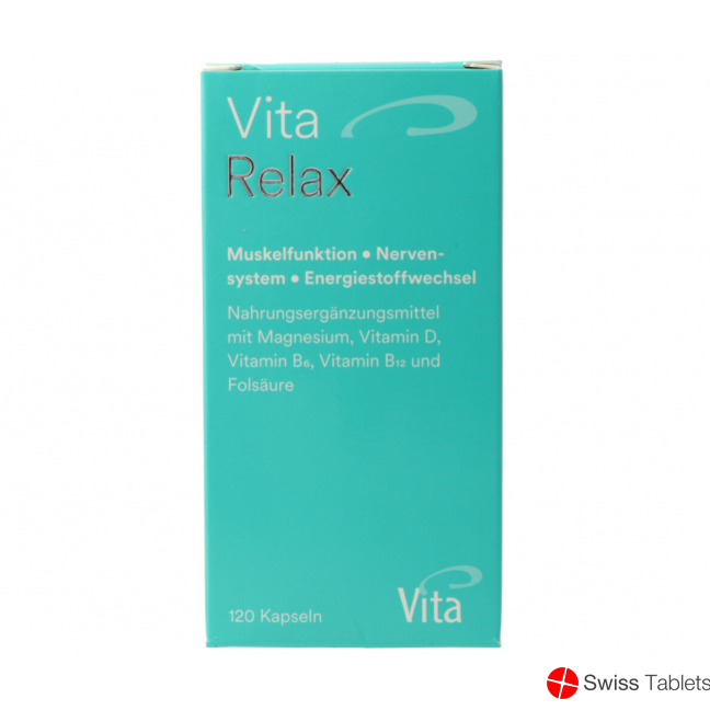 Buy online Vita Relax (Vita Mag) 120 capsules SWISS TABLETS