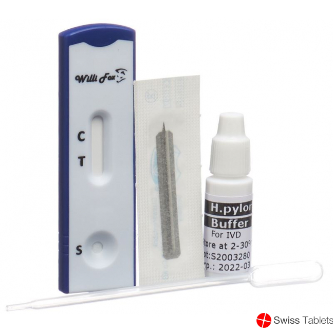 Willi Fox Helicobacter Pylori Blut Test 20 Stk