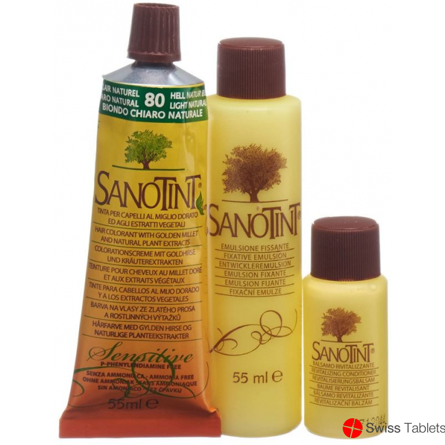 Buy online Sanotint Sensitive Light Hair Color 80 light natural blonde ...