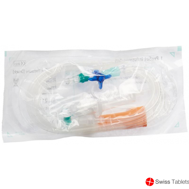 Intrafix Proset Infusionsset 15cm Rückschlagventil Dreiweghahn