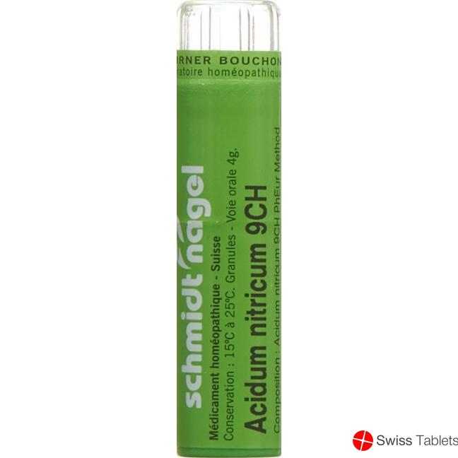 Buy online Sn Acidum Nitricum Granulat Ch 9 4g at SWISS TABLETS