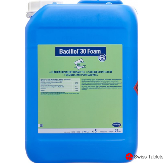 Buy online Bacillol 30 Foam Flasche 5L at SWISS TABLETS