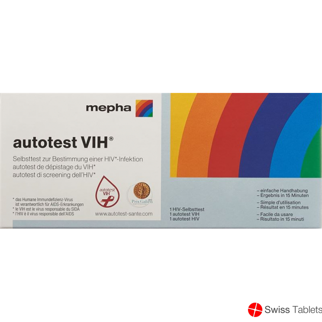 Autotest VIH 1 self-test kit buy online | Swiss-tablets
