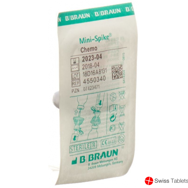 Chemo Mini Spike Pl withdrawal cannula chemotherapy at SWISS TABLETS