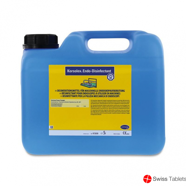 Buy online Korsolex Endo Disinfectant Kanne 5L at SWISS TABLETS
