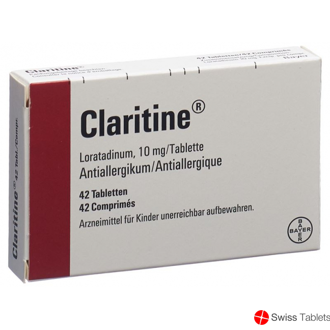 Buy online Claritine Tabletten 10mg 42 Stück at SWISS TABLETS
