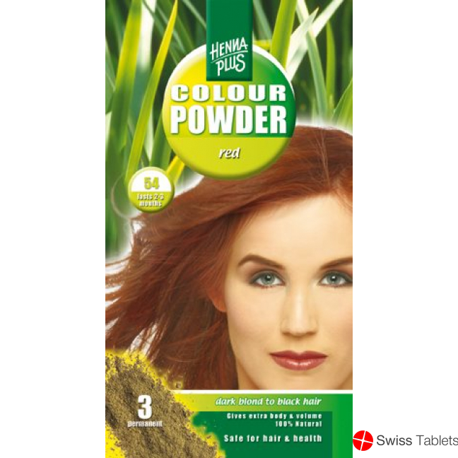 Buy online Henna Plus Color Powder 54 Rot 100g at SWISS TABLETS