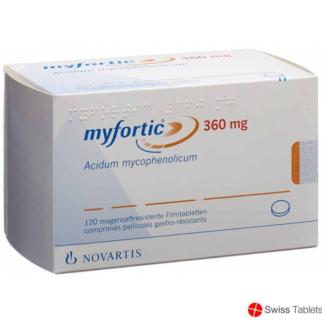 Buy online Myfortic Filmtabletten 360mg 12x 10 Stück at SWISS TABLETS