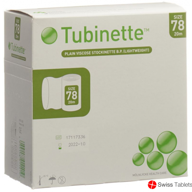 Buy online Tubinette Trikotschlauchverb 78 20m Extremit Gross at SWISS ...