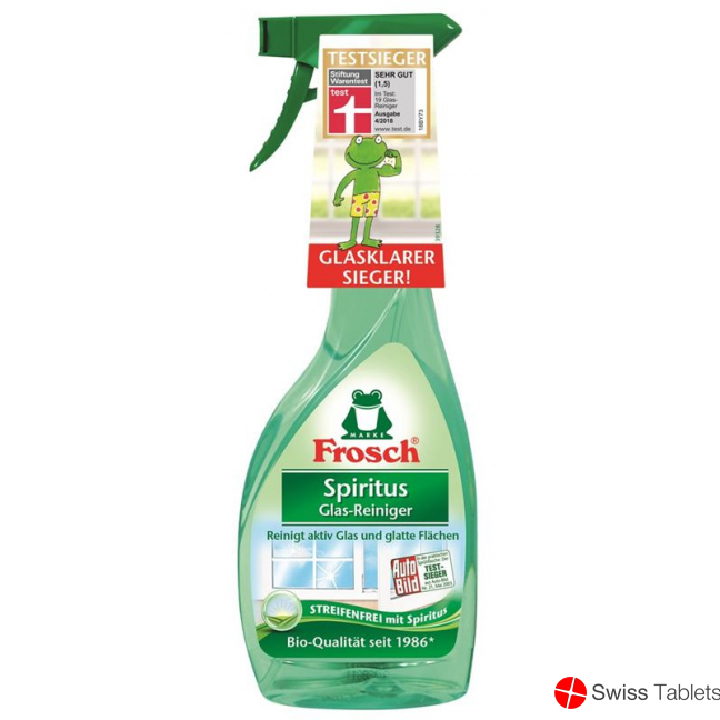 Buy online Frosch Glasreiniger Spiritus Spray 500ml at SWISS TABLETS