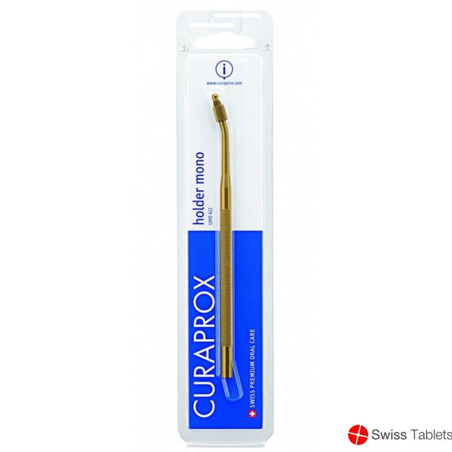 Buy online Curaprox UHS 412 Mono Holder Gold at SWISS TABLETS