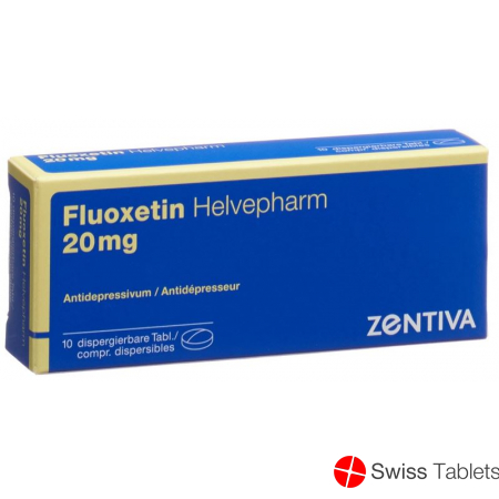 Buy online Fluoxetin Helvepharm Disp Tabletten 20mg 10 Stück at SWISS ...