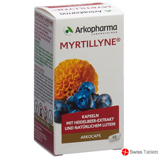 Buy online Arkocaps Myrtilline Kapseln 45 Stück at SWISS TABLETS