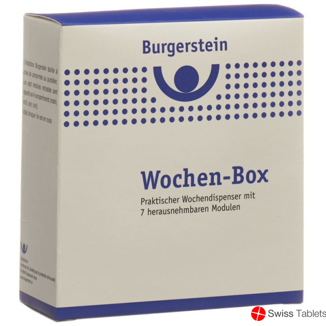Buy Burgerstein Weekly box online from Switzerland
