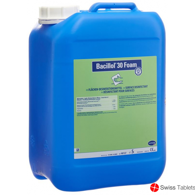 Buy online Bacillol 30 Foam Flasche 5L at SWISS TABLETS