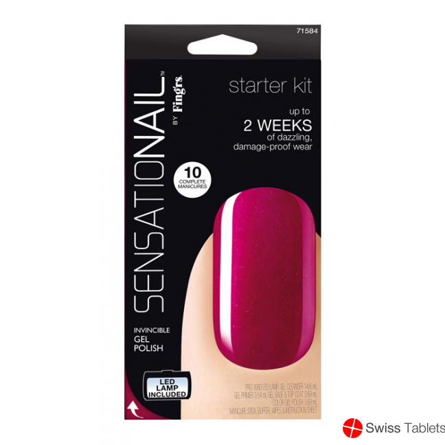 Buy online Fingrs Sensationail Starter Kit Raspberry Wine at SWISS TABLETS