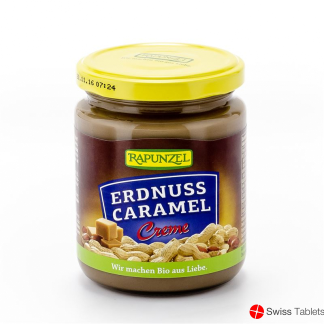 Rapunzel Creme Erdnuss-Caramel Glas 250 g