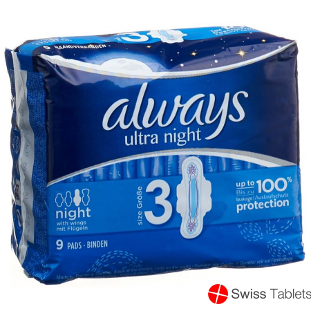 always Ultra Binde Night 9 Stk