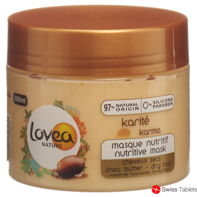 Lovea Karité masque capillary 500 ml at SWISS TABLETS
