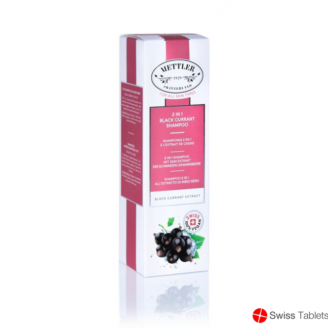 Mettler 2-in-1 Shampoo mit Cassis-Extrakt 200 ml