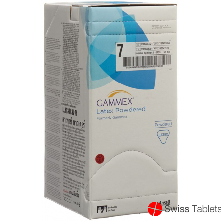 Gammex OP-Handschuhe 7 Latex Powdered 50 Paar