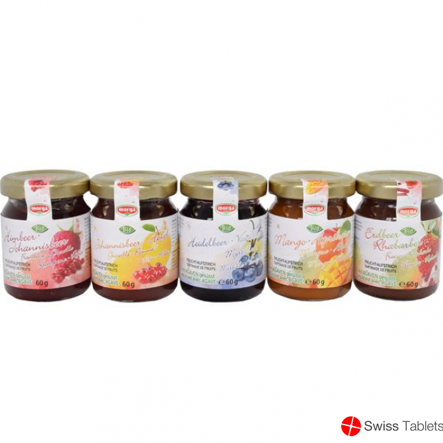 Morga Midget Fruchtaufstrich Agave Bio 5 x 60 g