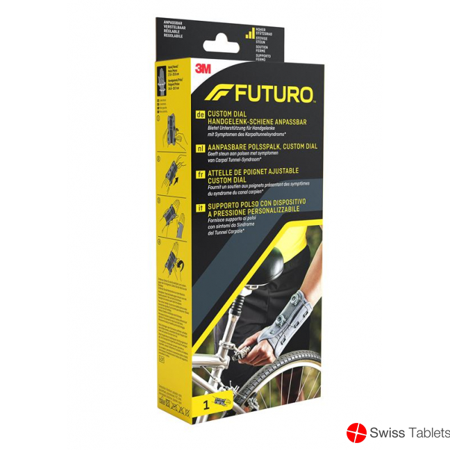 3M Futuro Custom Dial Handgelenk-Schiene links anpassbar