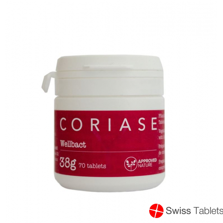 Buy online Coriase Wellbact Tabletten Dose 70 Stück at SWISS TABLETS