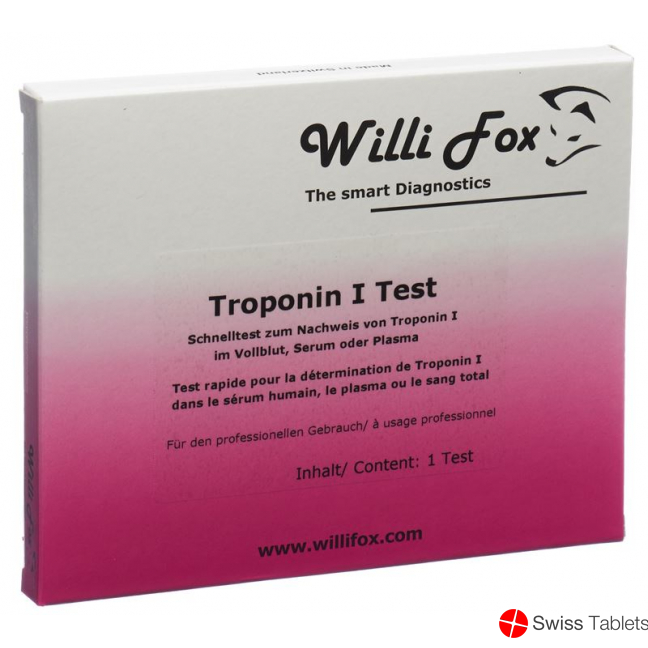 Willi Fox Troponin I Test at SWISS TABLETS