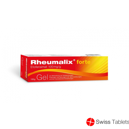 Buy online Rheumalix Forte Gel Tube 100g at SWISS TABLETS