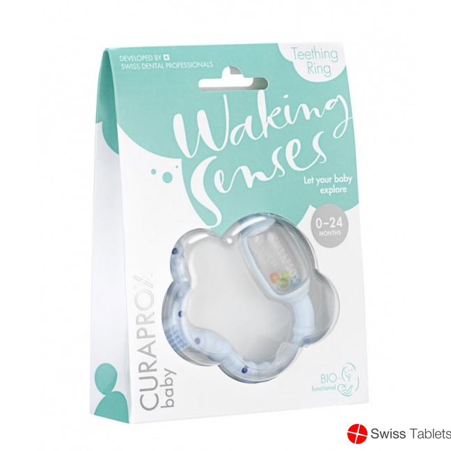 Curaprox Baby Beissring blau