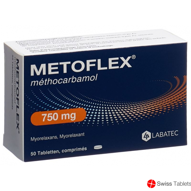 Buy online Metoflex Tabletten 750mg 50 Stück at SWISS TABLETS