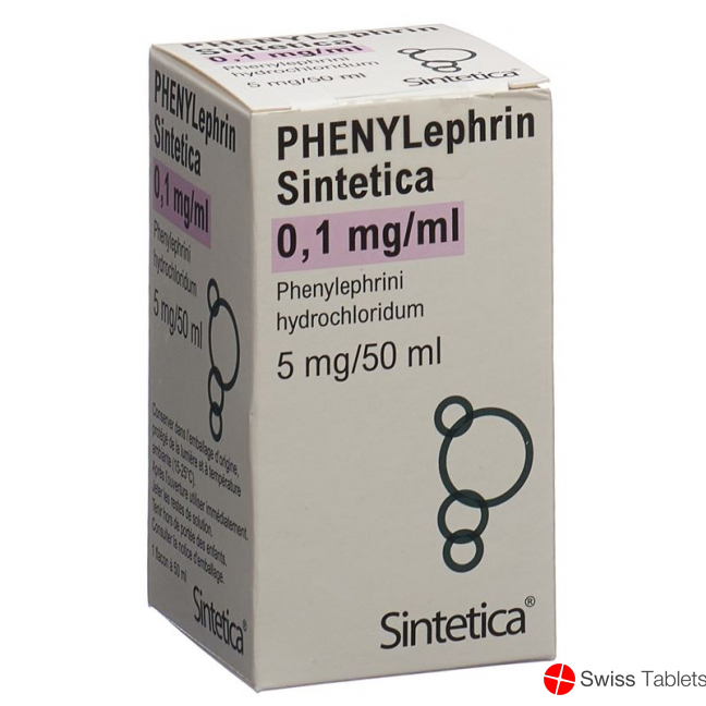 Buy online Phenylephrin Sintetica 0.1mg/ml Durchstechflasche 50ml at ...