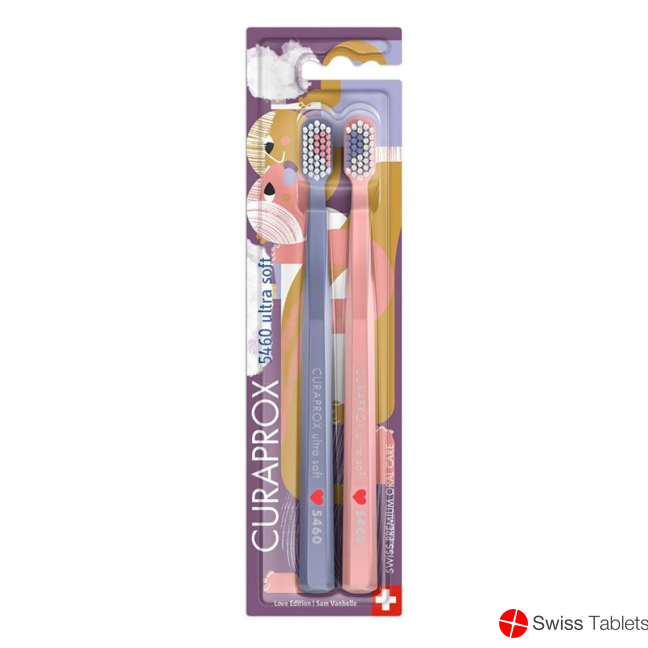 Buy online Curaprox Cs 5460 Duo Love Edition 2022 2 Stück at SWISS TABLETS