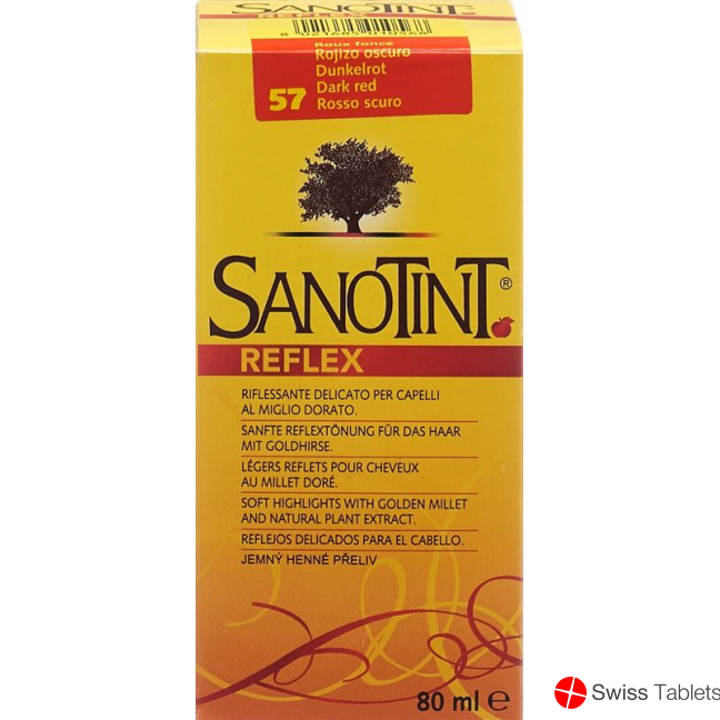 Buy online Sanotint Hair tone No 57 dark red at SWISS TABLETS