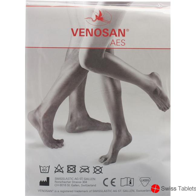 Venosan Aes A-g L Lang Offen Weiss 1 Paar