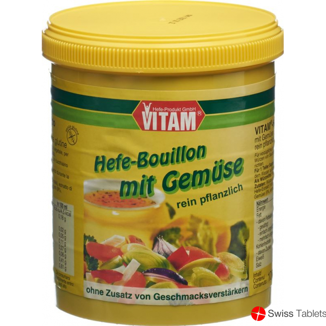 Buy online Vitam Bouillon Hefe Paste Gemues Glutenf Dose 1kg at SWISS ...