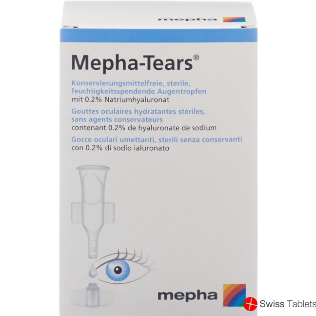 Buy online Mepha-Tears eye drops 50 monodose 0.5ml at SWISS TABLETS