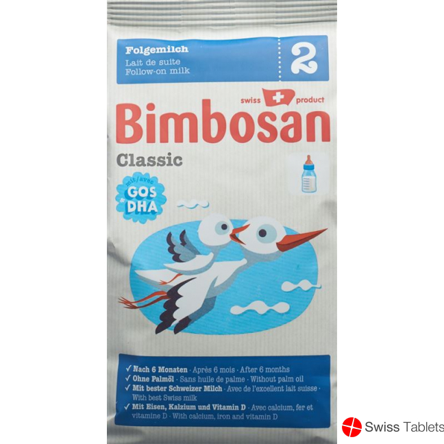 Buy online Bimbosan Classic 2 Follow-on Milk Refill 400g at SWISS TABLETS